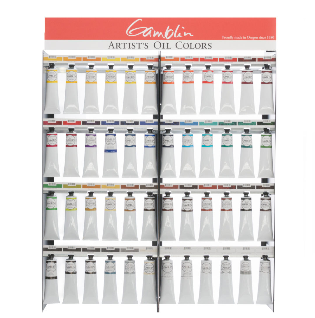 Gamblin Artist Colors retail store product assortments