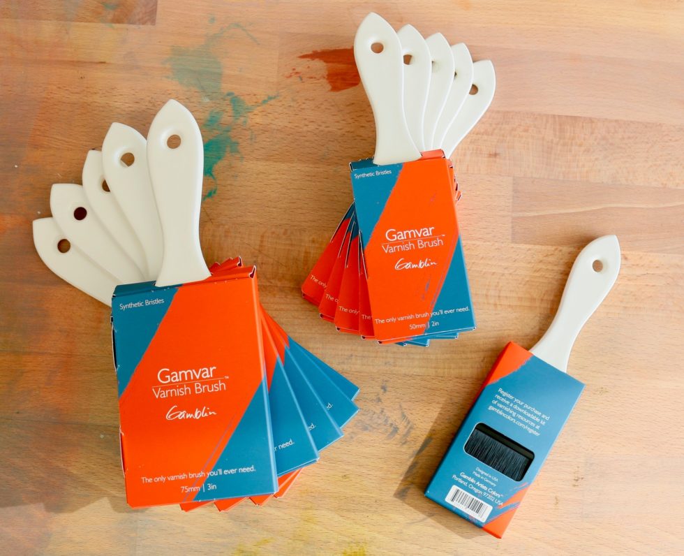 Gamvar Varnish Brush - Gamblin Artists Colors